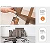 Amazon.com: Labcosi Modern Farmhouse Side Table, Narrow End Table with ...