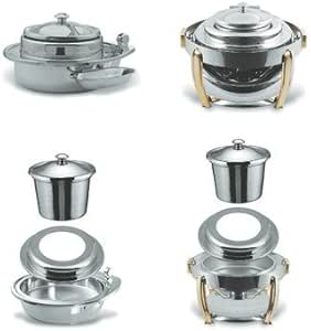 Amazon.com: SMART Buffet Ware Large Round Stainless Steel Soup Station ...