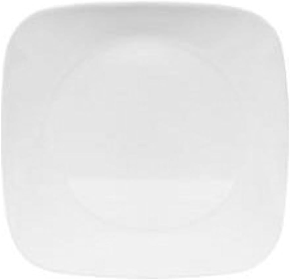 Amazon.com | Corelle Square Pure White 6.5" Plate [Set of 6]: Bread ...