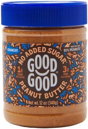 Amazon.com : GOOD GOOD Crunchy Peanut Butter Keto Friendly - Low Carb ...