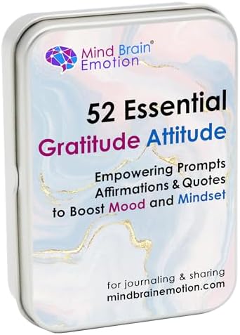 Amazon.com: Mind Brain Emotion 52 Essential Gratitude Attitude: Journal ...