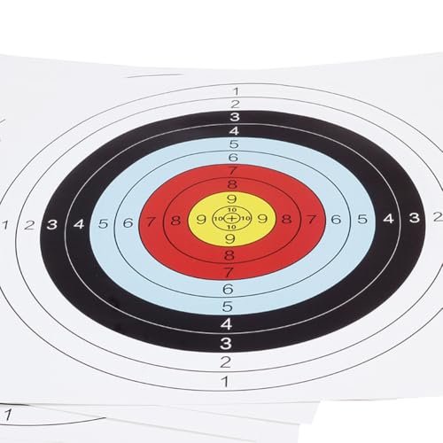 Uxsjakjsd Full Ring Target Paper Archery Hall Competition Recurve Bow ...