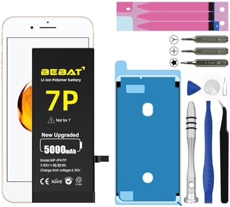 Amazon.com: Venenio [10000mAh] Battery for iPhone 7 Plus, Upgraded New ...