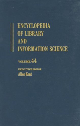 Amazon.com: Encyclopedia of Library and Information Science: Volume 44 ...
