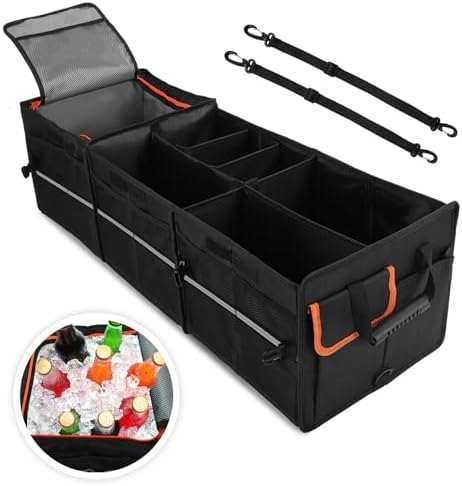 Amazon.com: EASYBERG Large Trunk Organizer With Built-in Leakproof ...