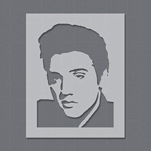 Elvis Presley Face Stencil | Iconic Portrait Home Wall Decor & Art ...
