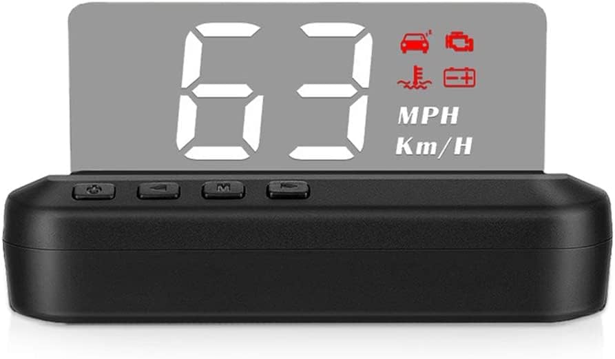 Techadro TA-H1 HUD OBD2 GPS Smart Gauge Speedometer – High-Resolution ...