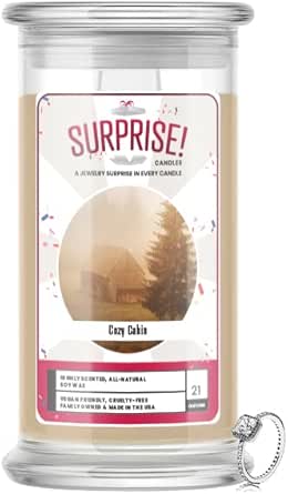 Amazon.com: Surprise! Candles Huge 21oz Jewelry Candles - Viral TikTok ...