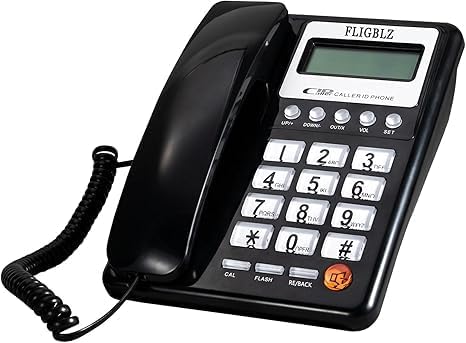 Amazon.com : Telephone Dual Interface Wired Telephone Big Button ...