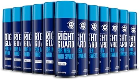 Amazon.com : Right Guard Sport Unscented Aerosol Antiperspirant Spray 6 ...