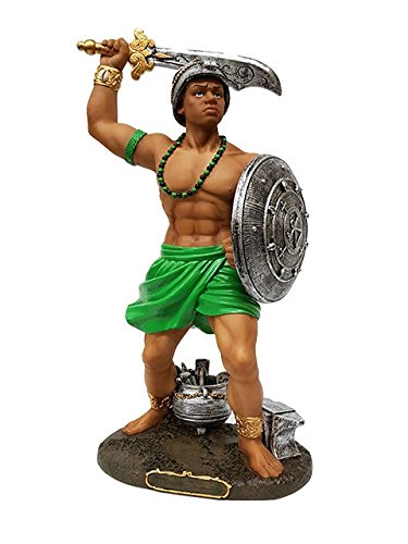 Amazon.com: 13" Orisha Ogun Statue Santeria Lucumi African God Figure Figurine Ogum : Home & Kitchen