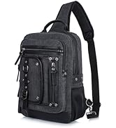 Amazon | [Basicpower] ベーシックパワー ボディバッグ ワンショルダーバッグ メンズ ミリタリーバッグ 斜めがけバッグ ビッグ 帆布 A4 13インチPC 大容量 ...