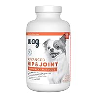 Amazon Brand - Wag Hip & Joint Advanced Chewable Tablets for Small/Medium Dogs, 150 Count ...