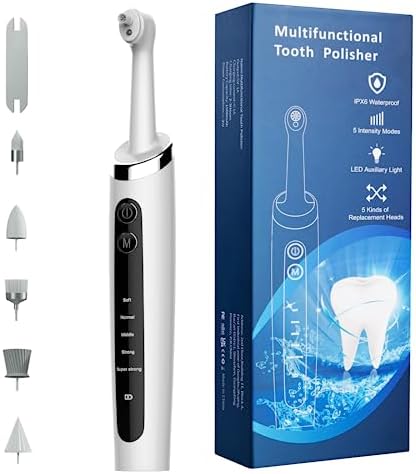 Amazon.com: Pelzzle Rechargeable Tooth Polisher Kit for Daily Cleaning ...