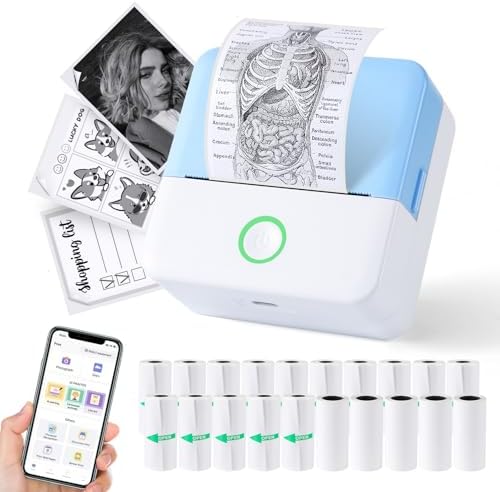 Amazon.com: Print Pods Mini Printer, Thermal Inkless Sticker Maker with ...