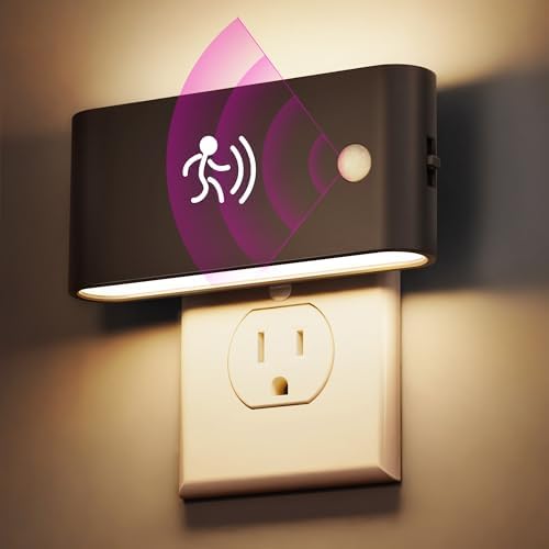 Briignite Motion Sensor Night Light, 2 Pack Motion Activation Night ...