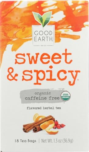 Amazon.com : Good Earth Herbal & Black Tea, Sweet & Spicy, 18 Count ...