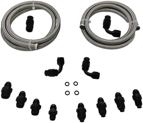 Amazon.com: Gxencks Universal Power Steering Pump Hose Kit return to ...