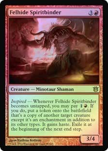 Amazon.co.jp: 英語版 フォイル 神々の軍勢 Born of the Gods BNG 悪魔の皮の魂結び Felhide ...