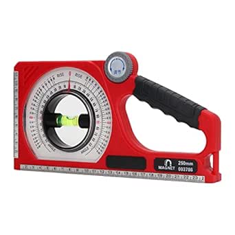 Angle Finder Tool Inclinometer, Clear Scale Easy Adjusting Angle Gauge ...