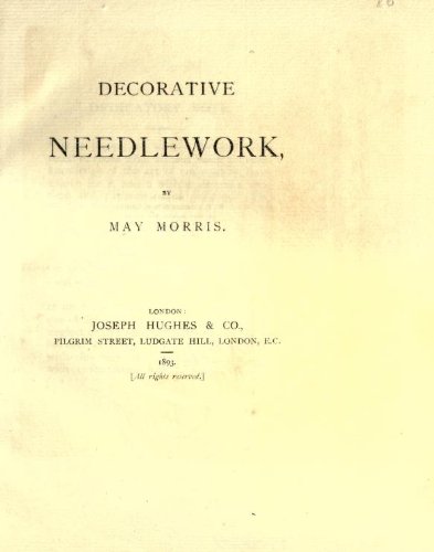 Amazon.com: Decorative needlework eBook : Morris, May: Books