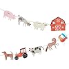 Amazon.com: Meri Meri On The Farm Party Banner (Pack of 1), 10' Party ...