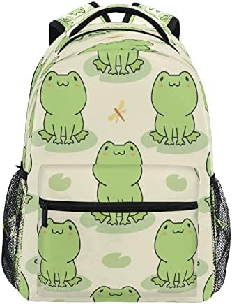 Amazon.com | COOPASIA Frog Backpack for Girls Boys, 16 Inch Frog Theme ...