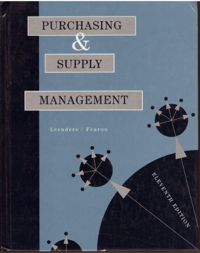 Buy Purchasing And Supply Management Book Online at Low Prices in India ...