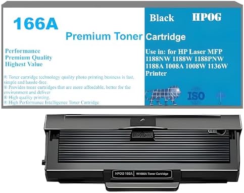 166A W1660A Toner Cartridge Compatible for HP Laser MFP 1188NW 1188W ...