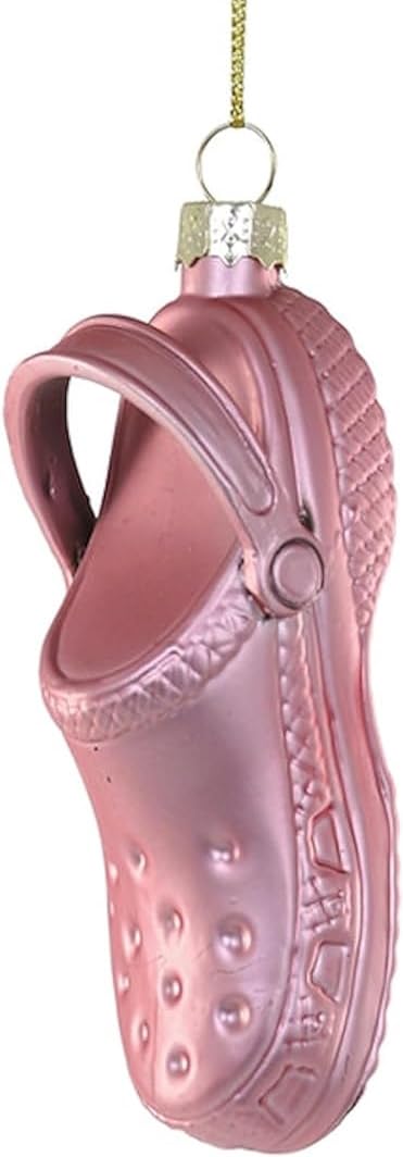 Amazon.com: The Bridge Collection Pink Croc Ornament - Home for The ...