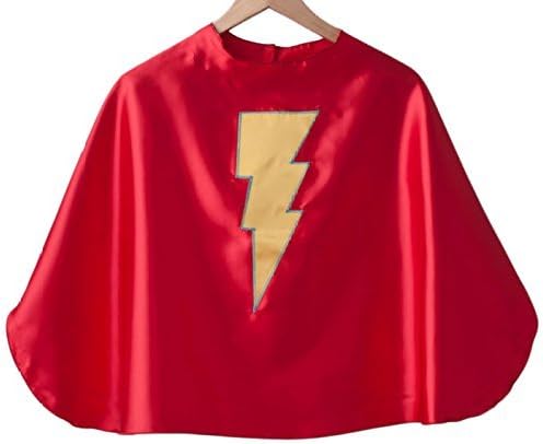 Amazon.co.jp: Superfly Kids Red Superhero Cape with Yellow Lightning ...