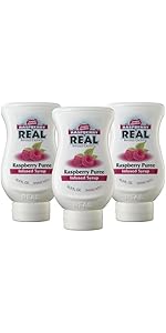 Amazon.com: Reàl Fruit Infused Flavoring Syrup Variety - Strawberry ...