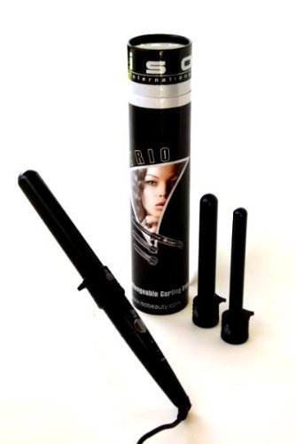 Amazon.com: Iso Beauty International Trio Interchangable Curling Iron ...