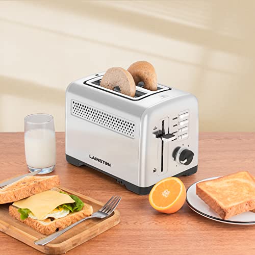 Toaster 4 Slice,Retro Stainless Steel Toater with 7 Shade Settings,Best ...