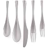 Amazon.com | Yamazaki Twirl 42-Piece Flatware Set, Service for 8 ...