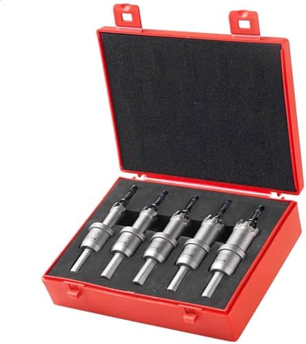 Rotabroach RHSKIT1 TCT Metal Hole Saw Kit - 14,16,18,20 & 22mm Diameter ...