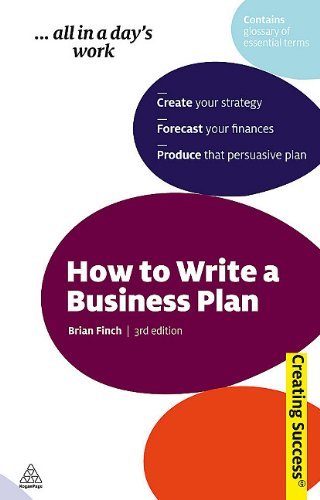 Amazon.in: Buy How to Write a Business Plan (Creating Success) by Brian ...