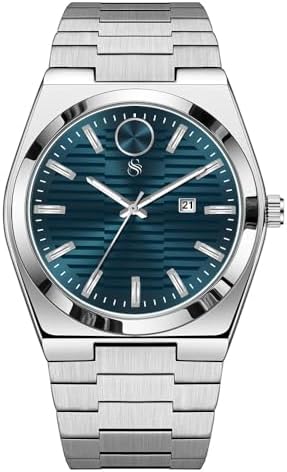 Giordano Classic Square Analog Watch for Men with Moon Phase Display ...