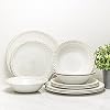 Amazon.com: Zak Designs Melamine Dinnerware Set, 12-Piece, Service for ...