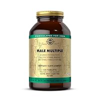 Solgar Male Multiple - 120 Tablets - Multivitamin, Mineral & Herbal ...