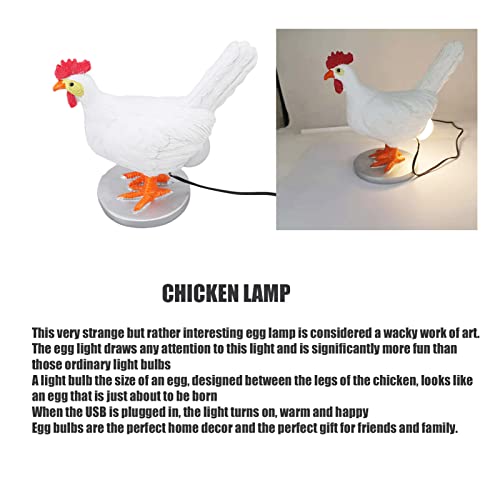 Snapklik.com : Chicken Egg Lamp, 3D Chicken Table Lamp, Funny Chicken ...