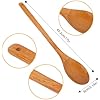 Amazon.com: 16.5 Inch Long Handle Wooden Stirring Spoon - Big Non Stick ...