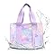 Amazon.com: Case-Mate Official Soap Bubble Beach Tote - Iridescent Beach Bag with Phone Pouch ...