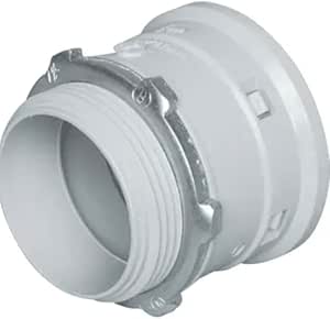 1/2" ENT Connector, 10 Pack, PVC Electrical Nonmetallic Smurf Tubing ...