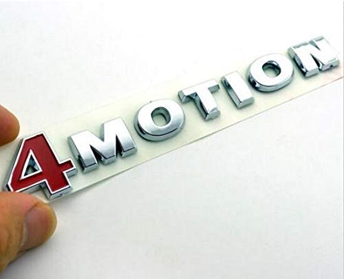 PT-Decors Metal 4 Motion Symbol Emblem Badge Negro Plata 4Motion ...