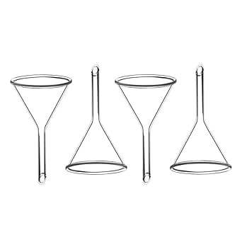 PUSHPA Multi-Purpose Glass Funnel Ideal for Filtration, Liquid Transfer ...