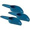 Amazon.com: Tupperware Set of 3 Small Canister Scoops with Handles in ...