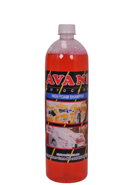 AVANI AUTO CARE Car Shampoo Concentrate - 1 LTR. (for Bucket, Foam ...