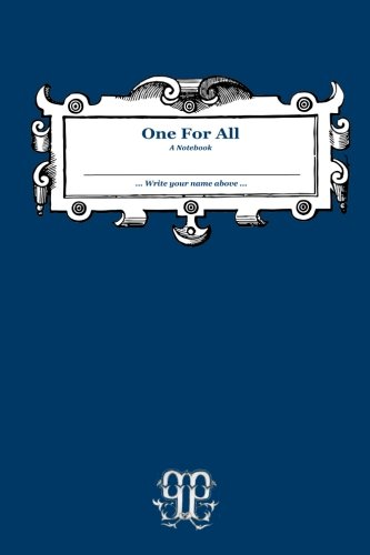 One For All: A Notebook: Zik, Maayan, Zik, Maayan: 9781508632405 ...