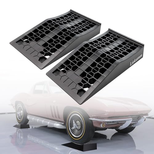 Snapklik.com : 2PCS Car Maintenance And Safe Lifting Ramp, Sturdy ...